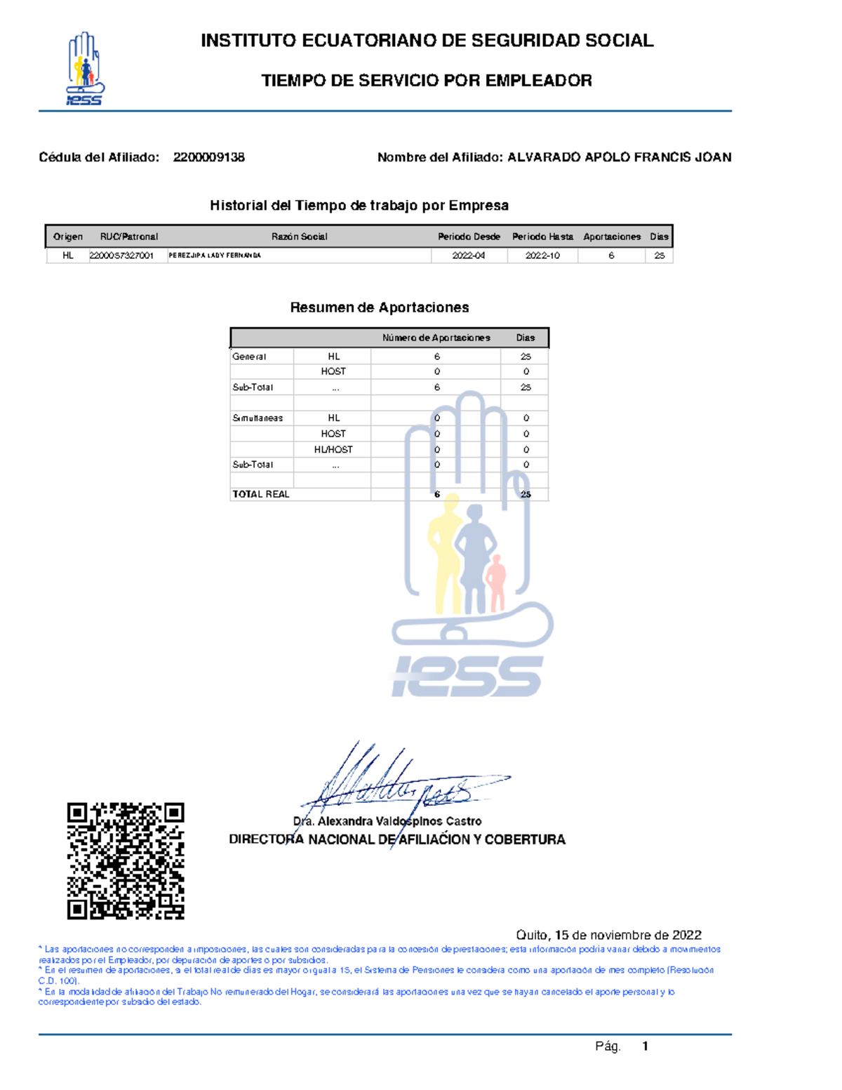 Iess Pdf - Nuevo - INSTITUTO ECUATORIANO DE SEGURIDAD SOCIAL TIEMPO DE ...