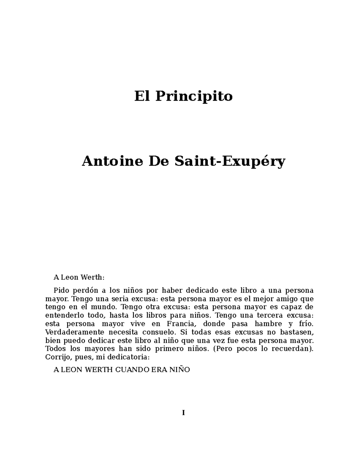 10 El Principito autor Antoine de Saint-Exupéry - El Principito Por ...