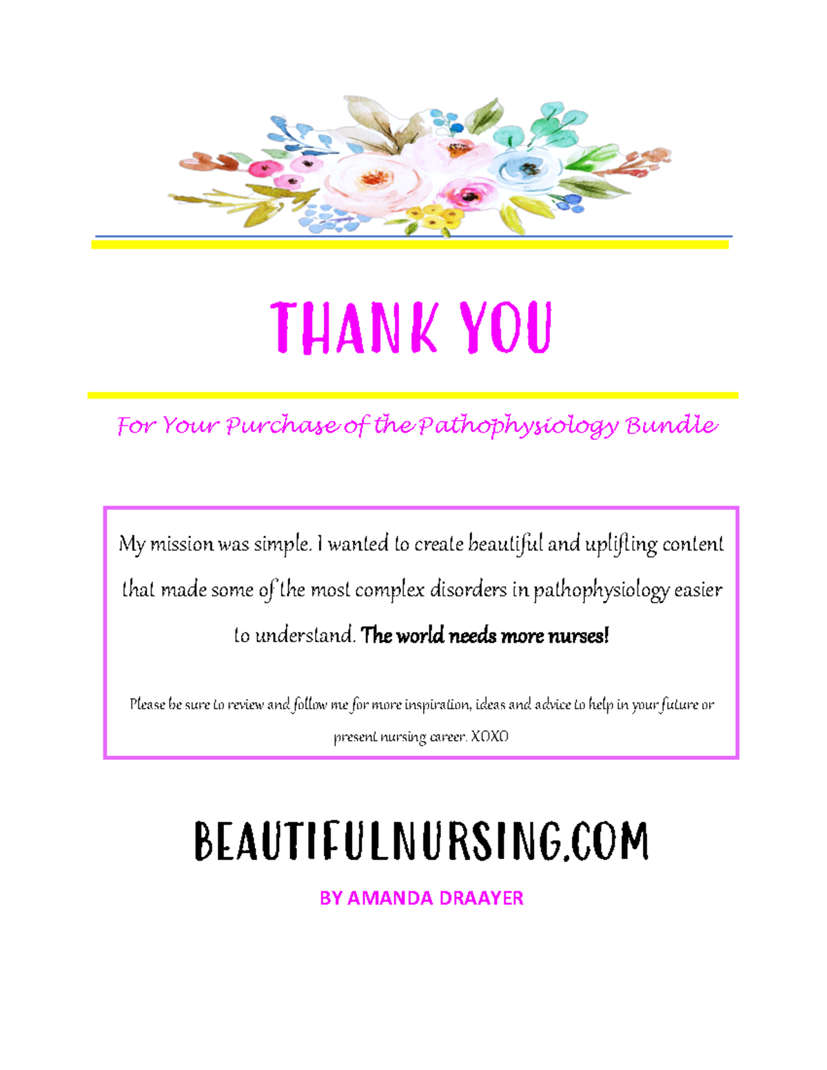 Patho Part A 3 - STUDY PACKAGE OVERVIEW - THANK YOU For Your Purchase ...