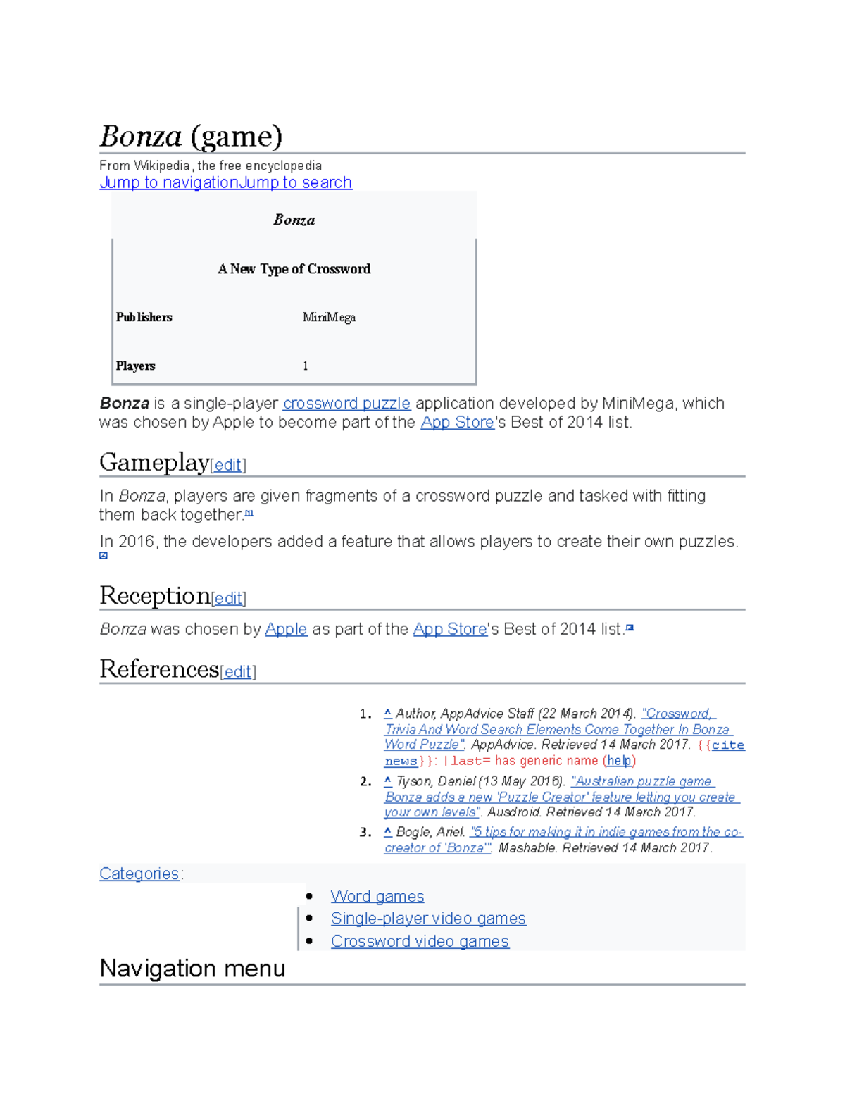 Bonza - Lecture notes 1 - Bonza (game) From Wikipedia, the free ...