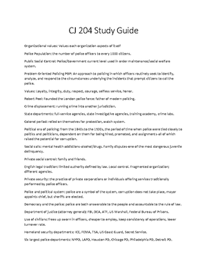 Module 8 - Project 3 - Hannah Rogers Project # 3 CJ 120 – T Prof ...