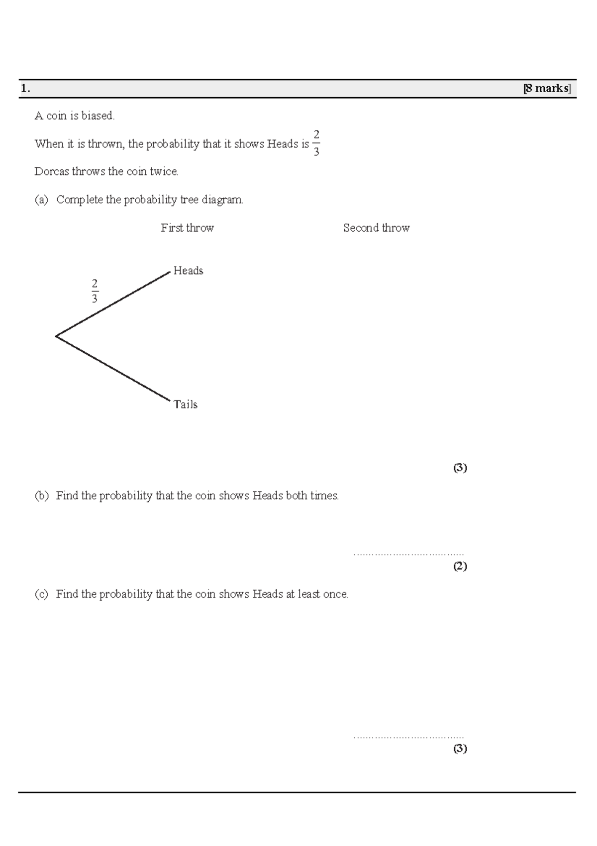 Math probability worksheet tree diagrams - + S+@-%&+%+G%#'2;+ - Studocu
