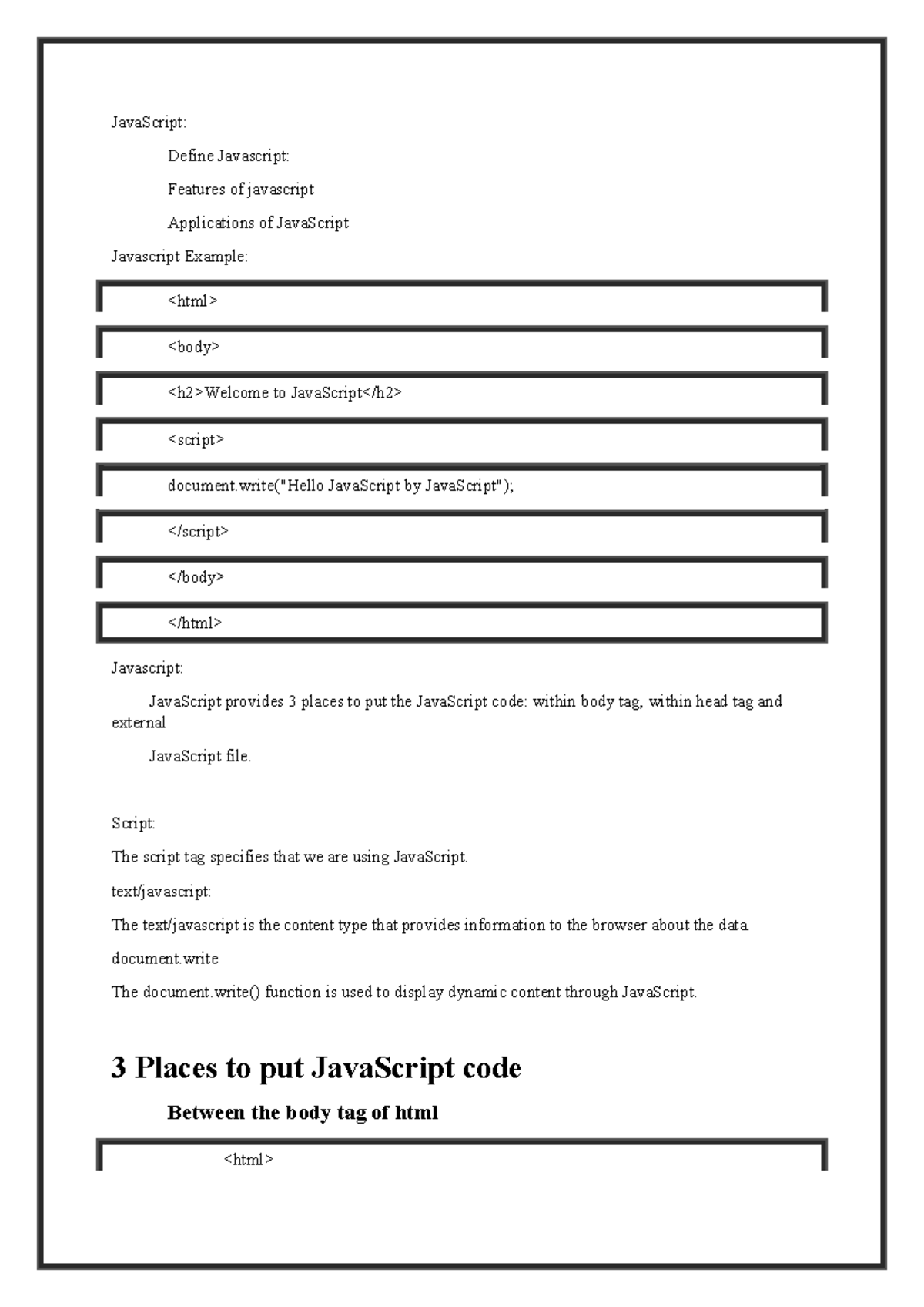 Java Script Javascript Define Javascript Features Of Javascript 1871