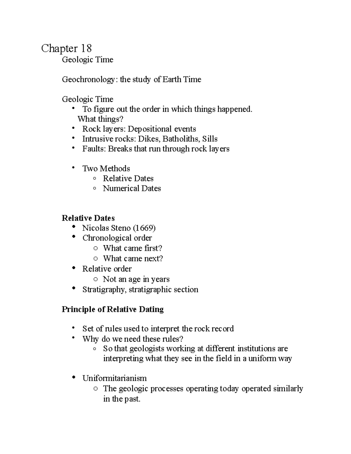 GEL 101 Chapter 18 - These notes are all you need for the whole ...