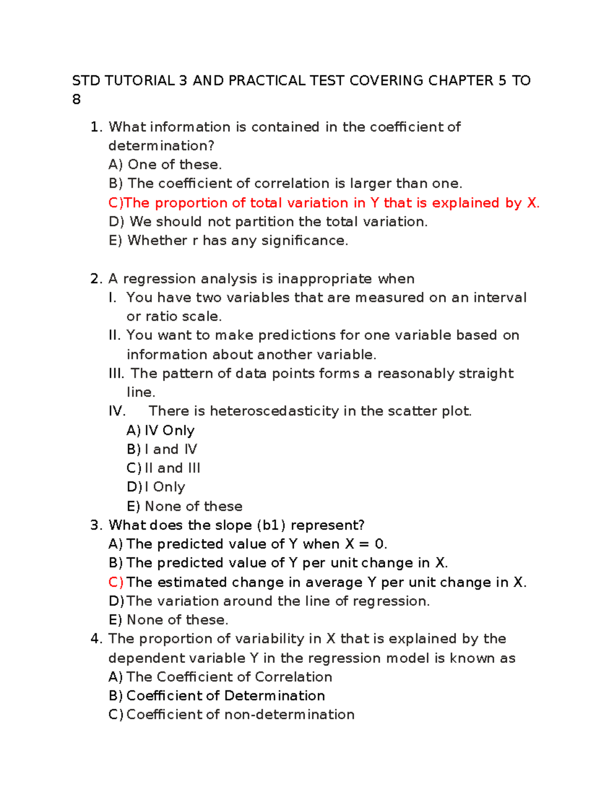 STD Tutorial 3 AND Practical TEST Covering Chapter 5 TO 8 - STD ...