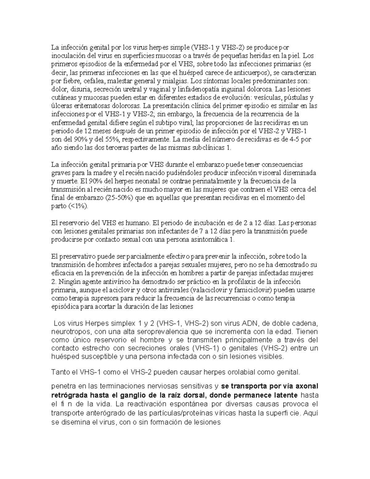 Herpes simple 1 y 2 - notas - La infección genital por los virus herpes ...