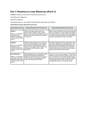 Edu311ca r6 lesson plan components table - Lesson Plan Components Table 1 EDU/311CA Version 6 ...