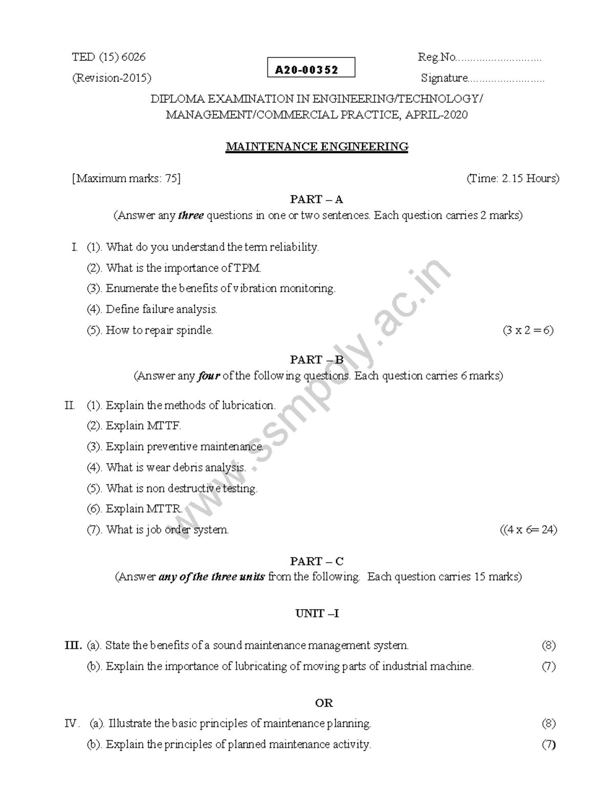 TED(15)6026 - Nothing - TED (15) 6026 Reg ...