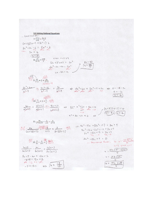 Algebra 2-3 - notes - MATH103 - Studocu