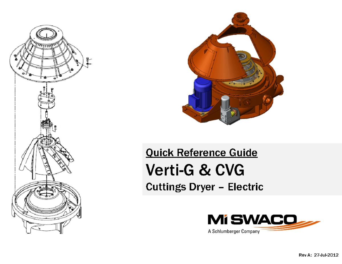 Verti-G and CVG Quick Reference Guide - Rev A - Quick Reference Guide ...