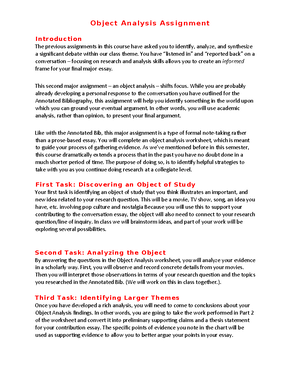 Sample Completed Chart - Annotated Bibliography Summary & Analysis ...
