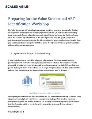 Scaled Agile Framework (SAFe) - 01 Vsaiw Facilitators Guide (V5.1.1 ...