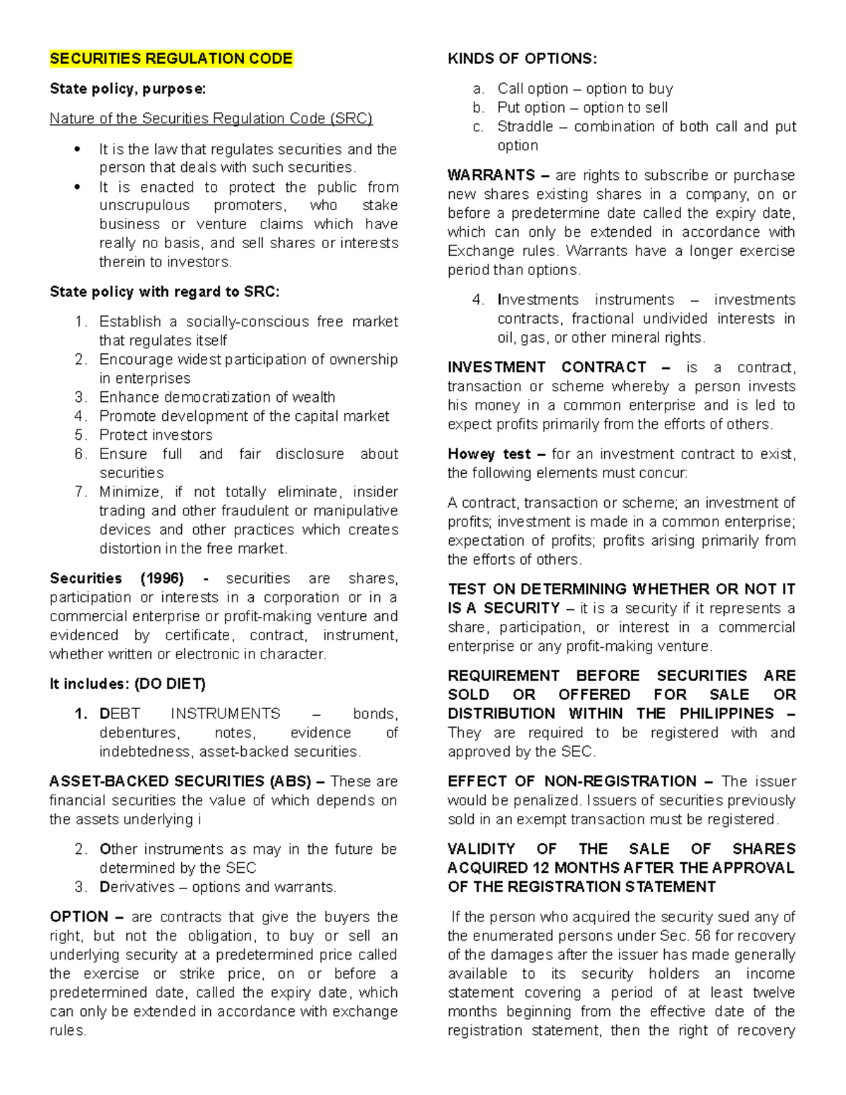 Securities Regulation CODE Law ANTEO Studocu securities-regulation-code-law-anteo-studocu