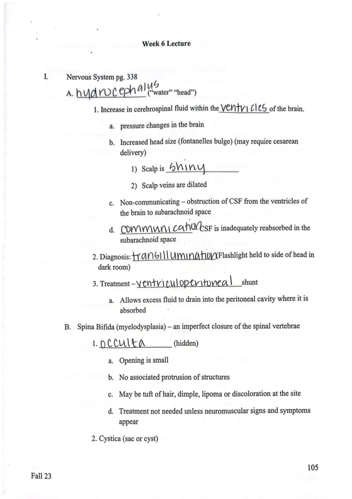 166 Week 6 - NUR 166 - Studocu