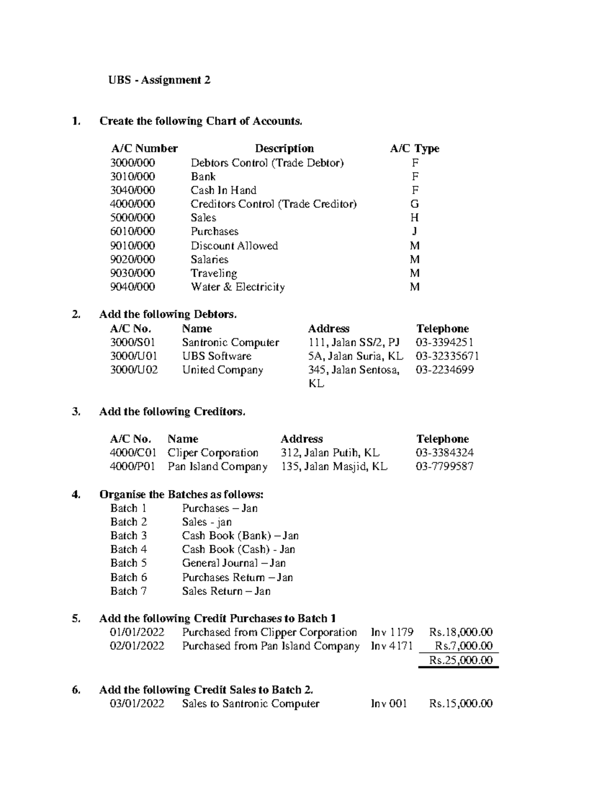 Assignment 2 - Not - UBS - Assignment 2 1. Create the following Chart ...