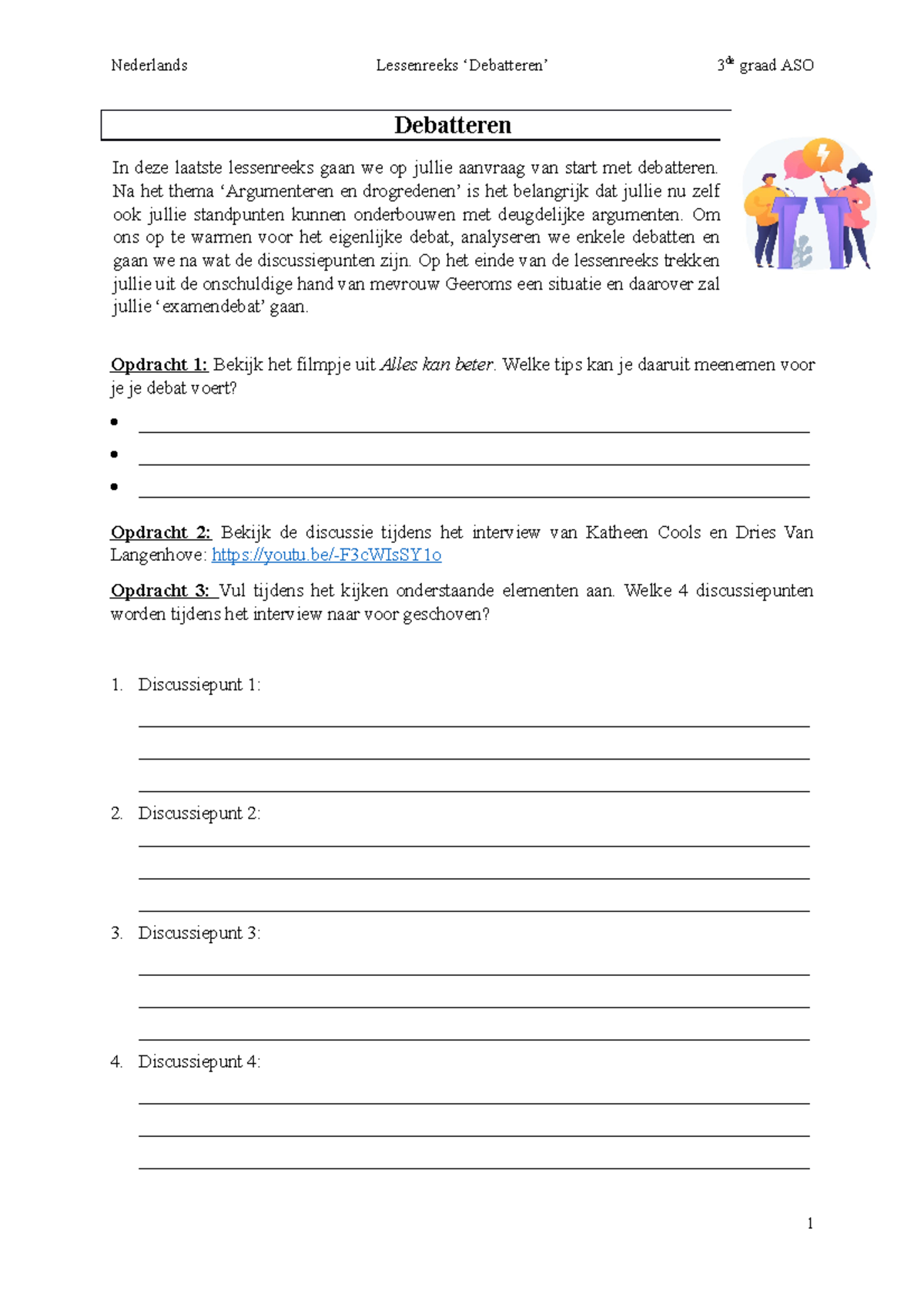 Debatteren - bundel ter voorbereiding van het debat - Debatteren ...