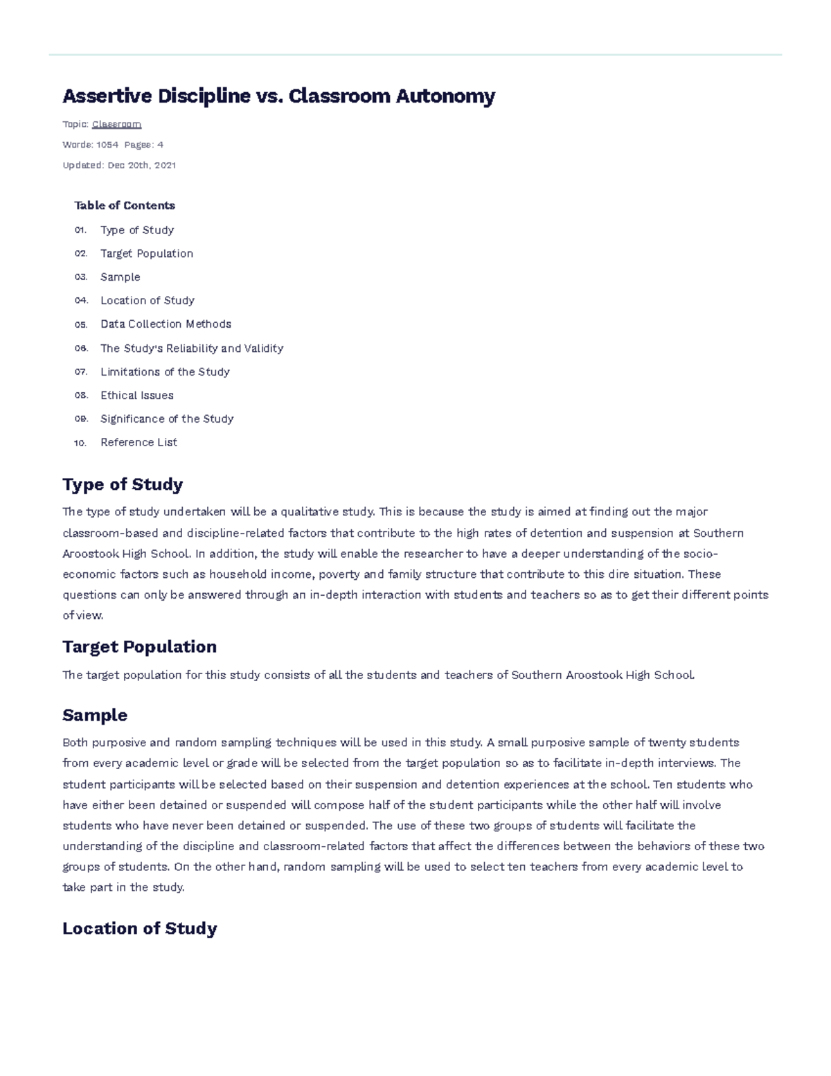 Assertive Discipline vs. Classroom Autonomy Free Essay Example - Assertive Discipline vs ...