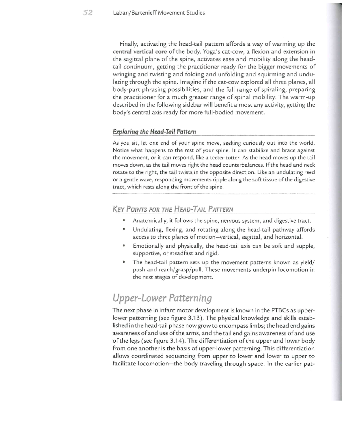 Laban Bartinieff Movement Analysis Chapters 3b - DANC 3060 - Studocu