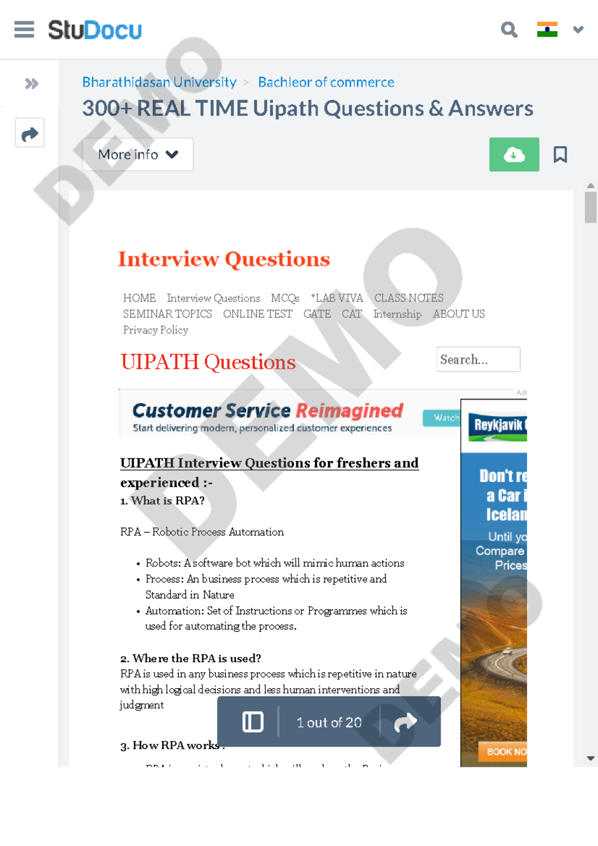 Notes of Uipath interview questions Notes of Uipath interview questions ...