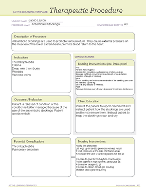 Stroke (CVA) System Disorder - ACTIVE LEARNING TEMPLATES THERAPEUTIC ...