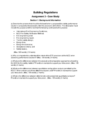 Building Regulation Report - BUILDING REGULATION REPORT CIVIL ...