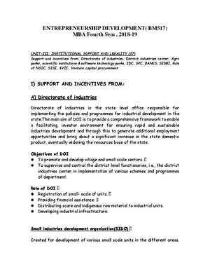 Unit 1 - Project Management and Entrepreneurship unit 1 notes - UNIT ...