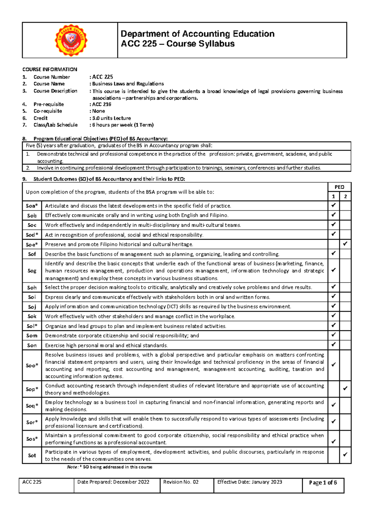 ACC225 Syllabus - dfasfsd - ACC 225 – Course Syllabus COURSE ...