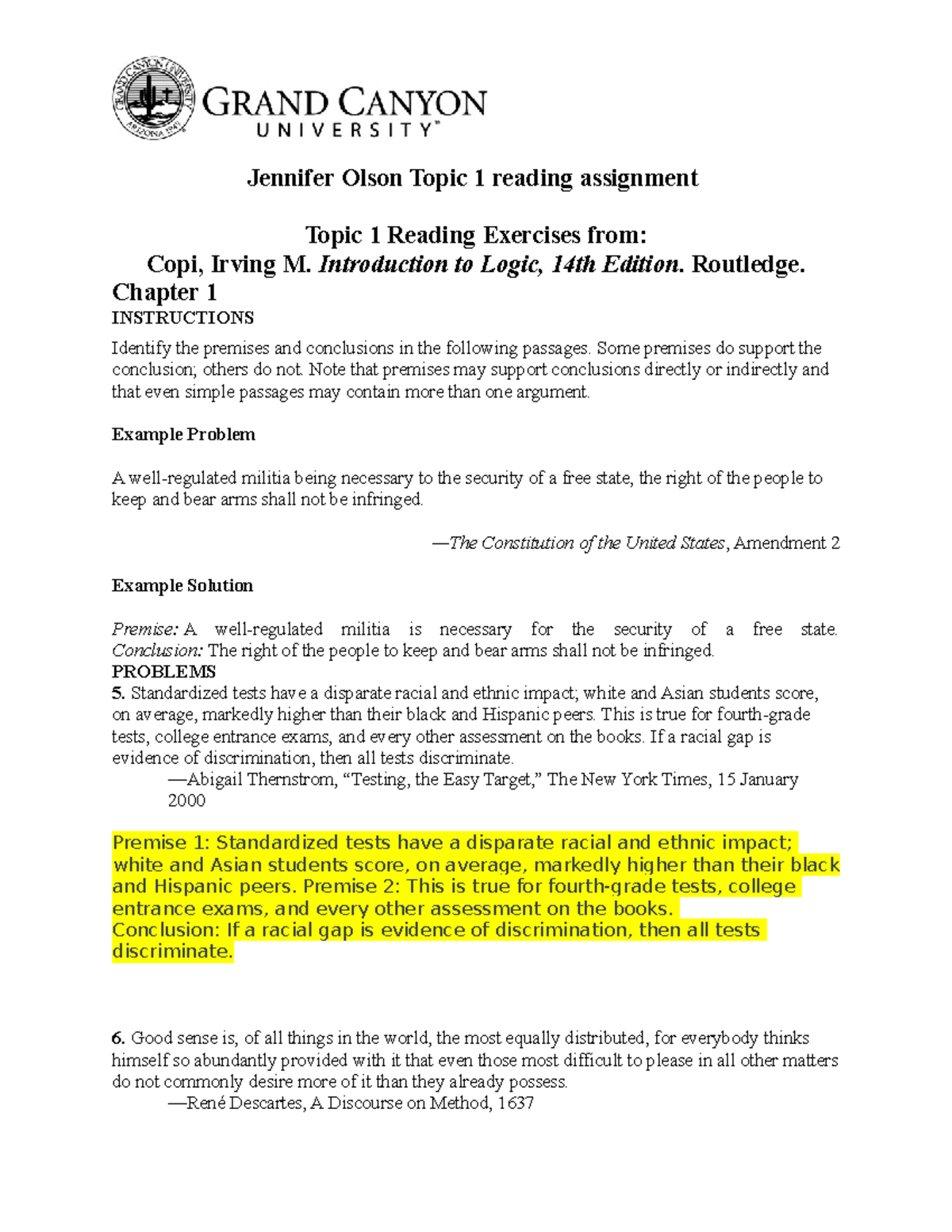 COM-362 T1 reading exercises - Jennifer Olson Topic 1 reading ...