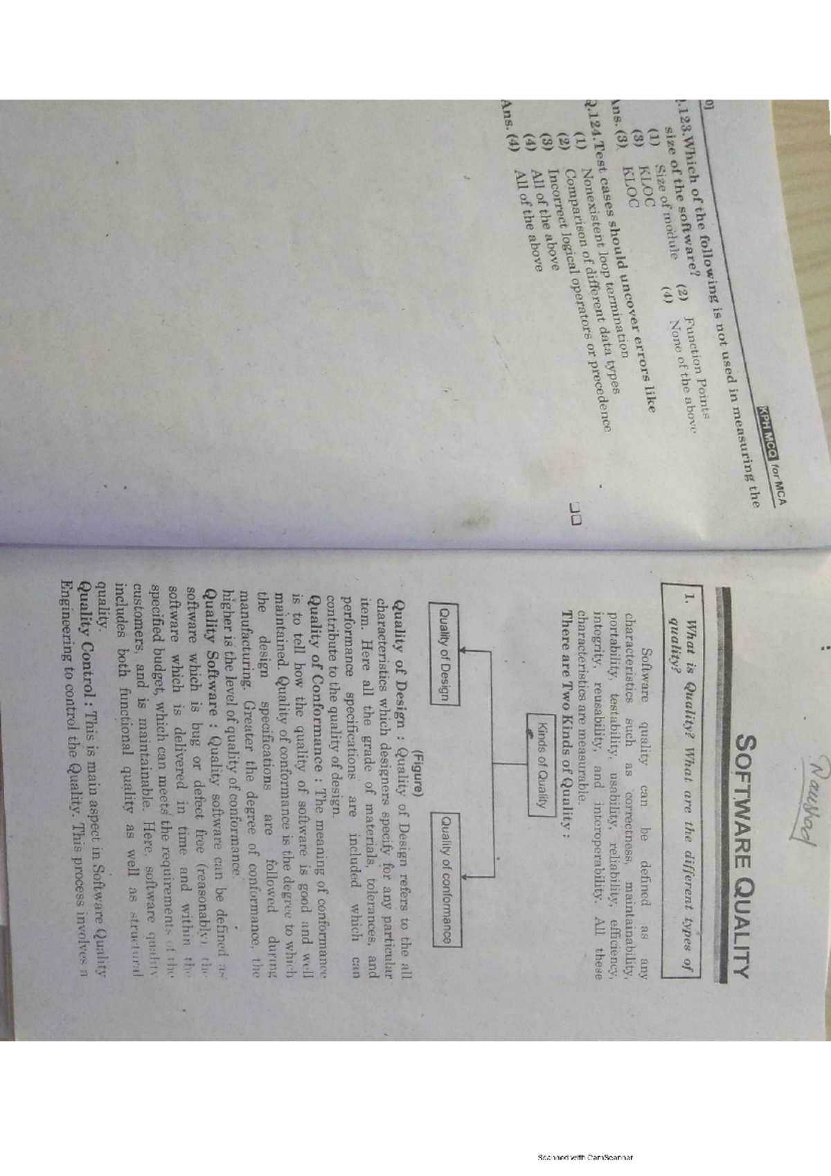 Software Quality Engineering - Master of computer application - Studocu