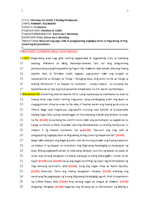 English 9 Q1 Mod 3 Week 3 - English 9 Quarter 1 – Module 3: Use ...