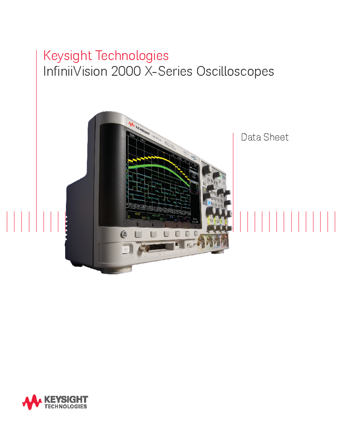 Oscilloscope Data Sheet - Keysight Technologies InfiniiVision 2000 X ...