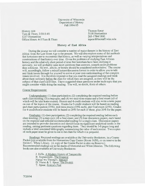 Political history of Pare - (HS 214) A political history of pare of ...