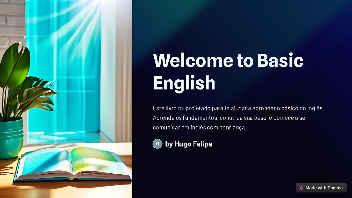 Welcome to Basic English - Welcome to Basic English Este livro foi ...