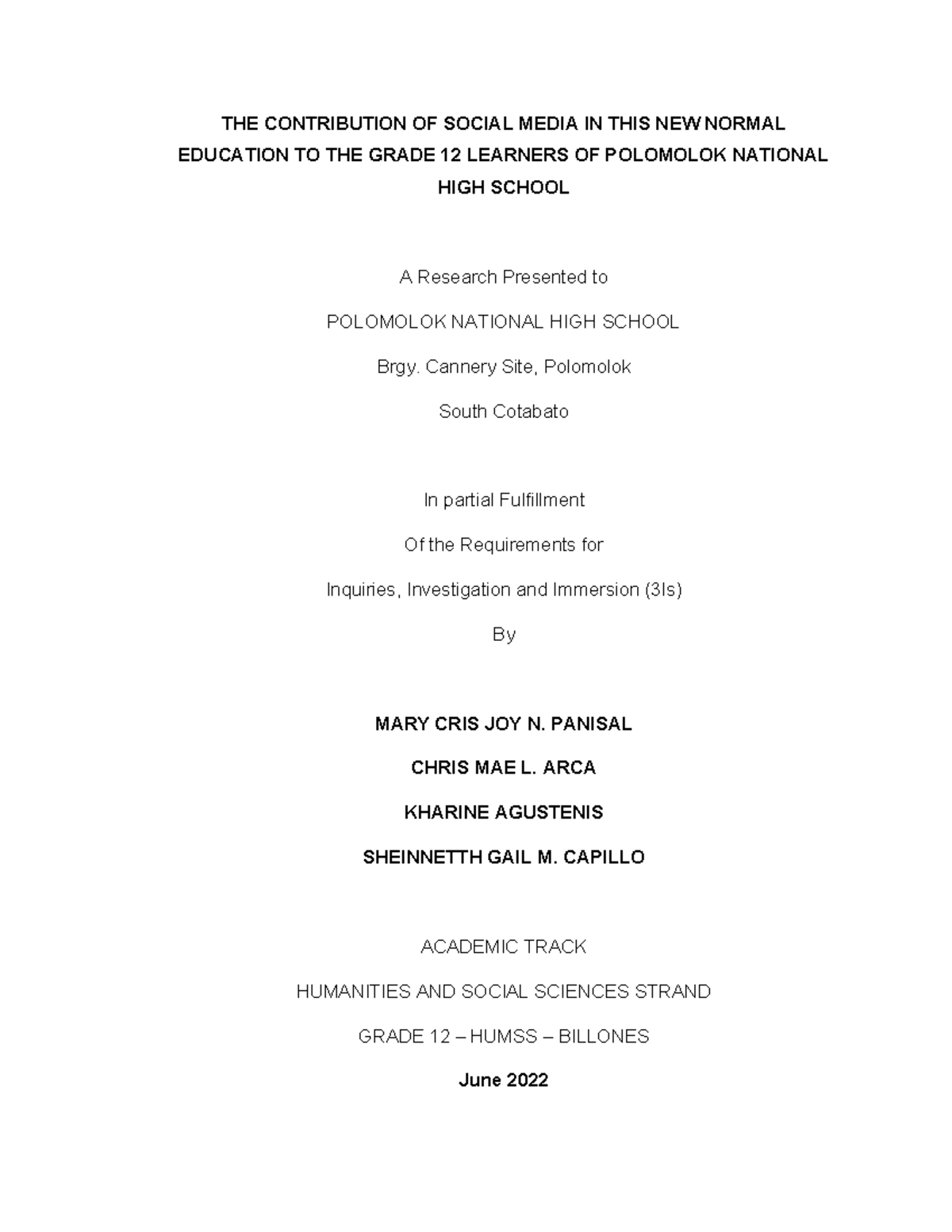 Document (7) (1) 3is Final - THE CONTRIBUTION OF SOCIAL MEDIA IN THIS ...