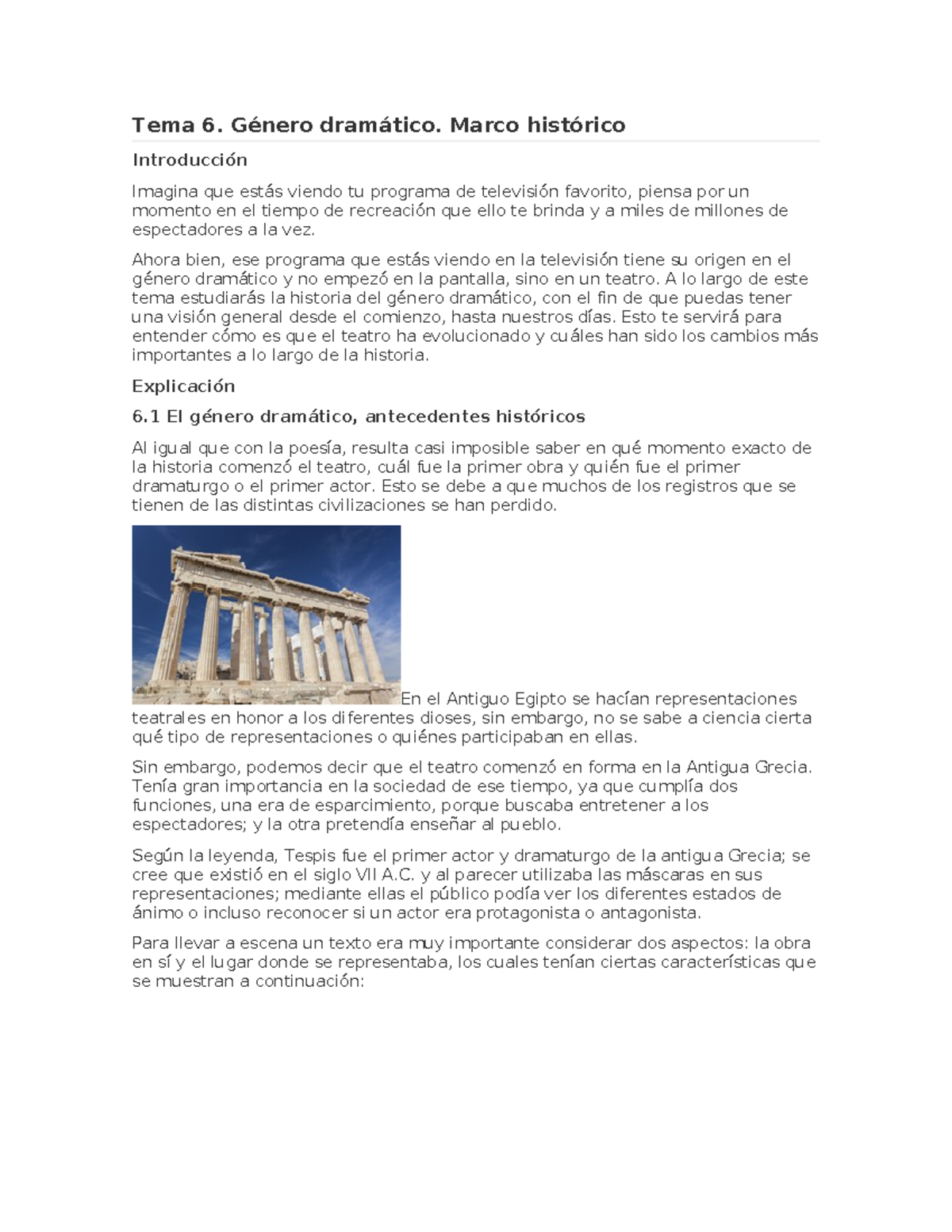 Guia 2. literatura - Guia expresion literaria - Tema 6. Género ...