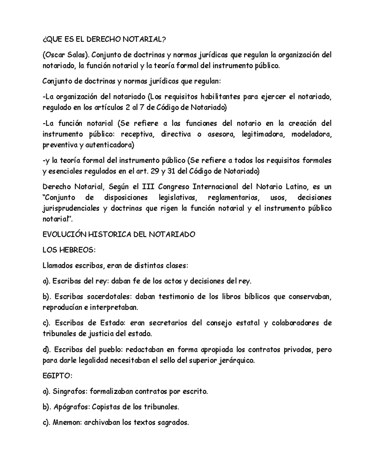 Apuntes de Derecho Notarial para Fase Notarial - ¿QUE ES EL DERECHO ...