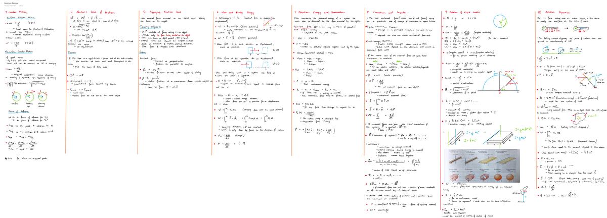 Motion Notes - PHYS1901 - L = mvl Motion Notes Thursday, 4 March 2021 2 ...