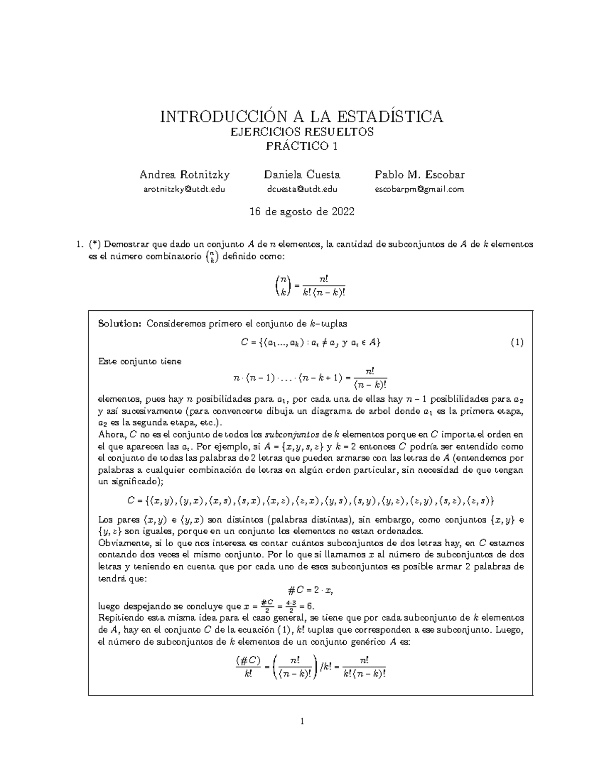 Resuelto TP 1 2do2022 - INTRODUCCI ́ON A LA ESTAD ́ISTICA EJERCICIOS ...