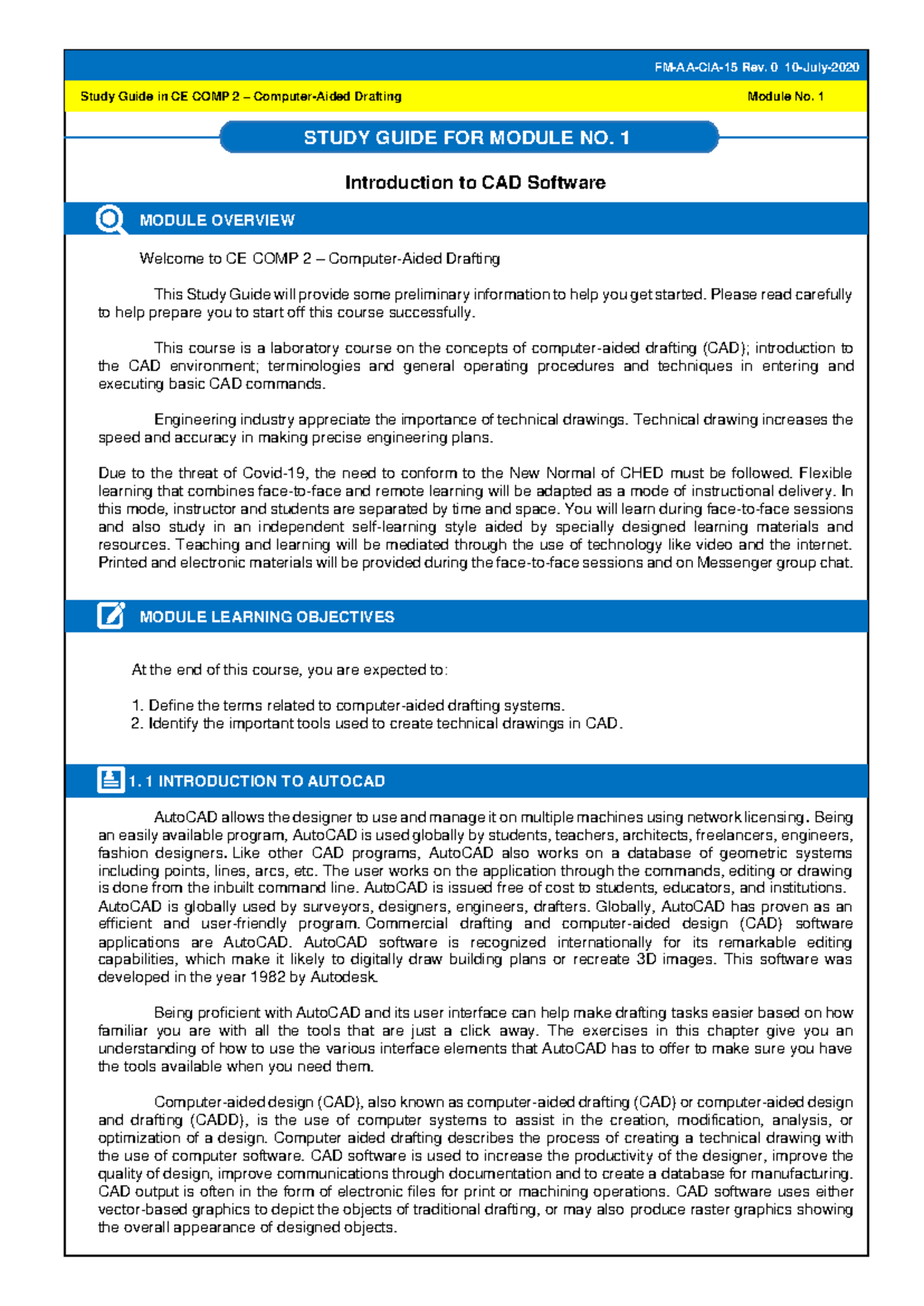 Cecomp 2 Study Guide 1 - notes - Study Guide in CE COMP 2 – Computer ...