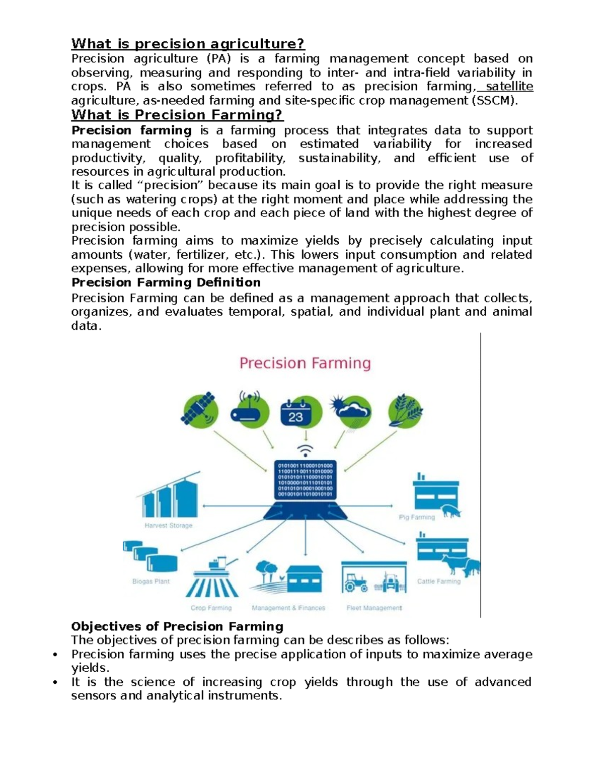 What is precision agriculture - What is precision agriculture ...