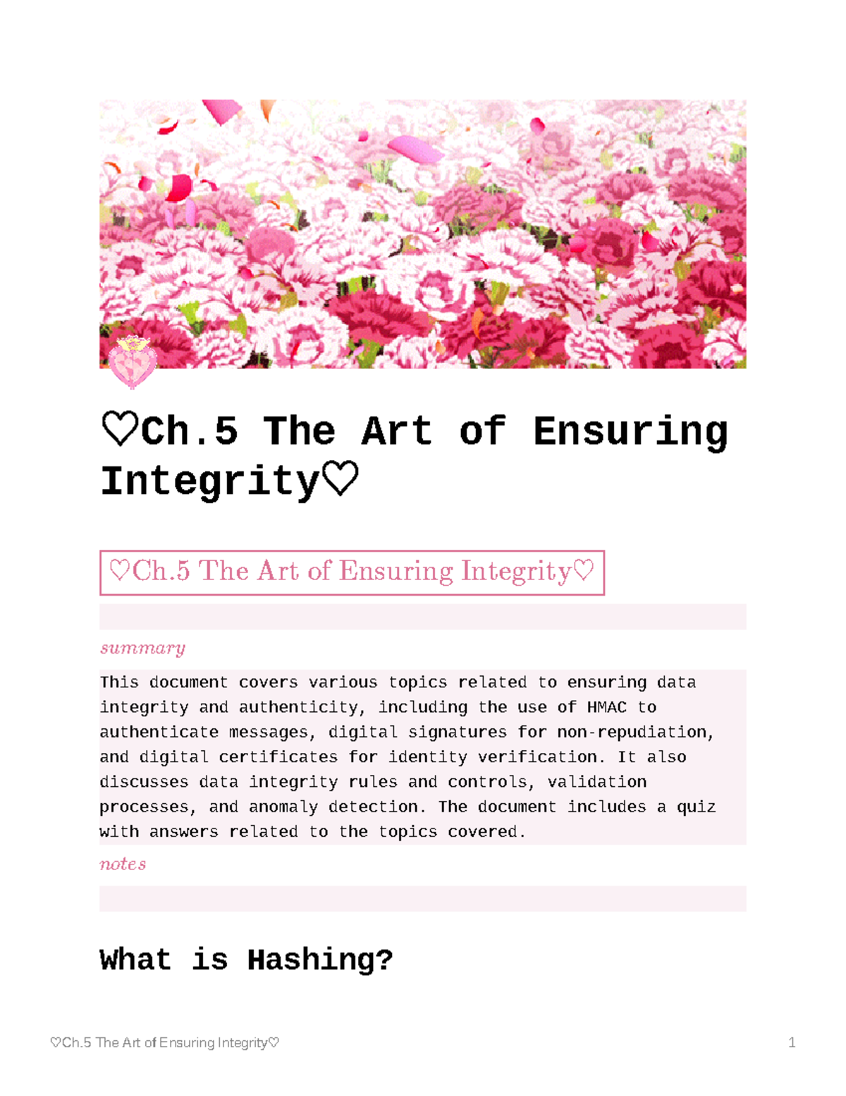 ♡Ch 5 The Art of Ensuring Integrity♡ 4e282593679 a4e88a892bb03d67064 ed ...