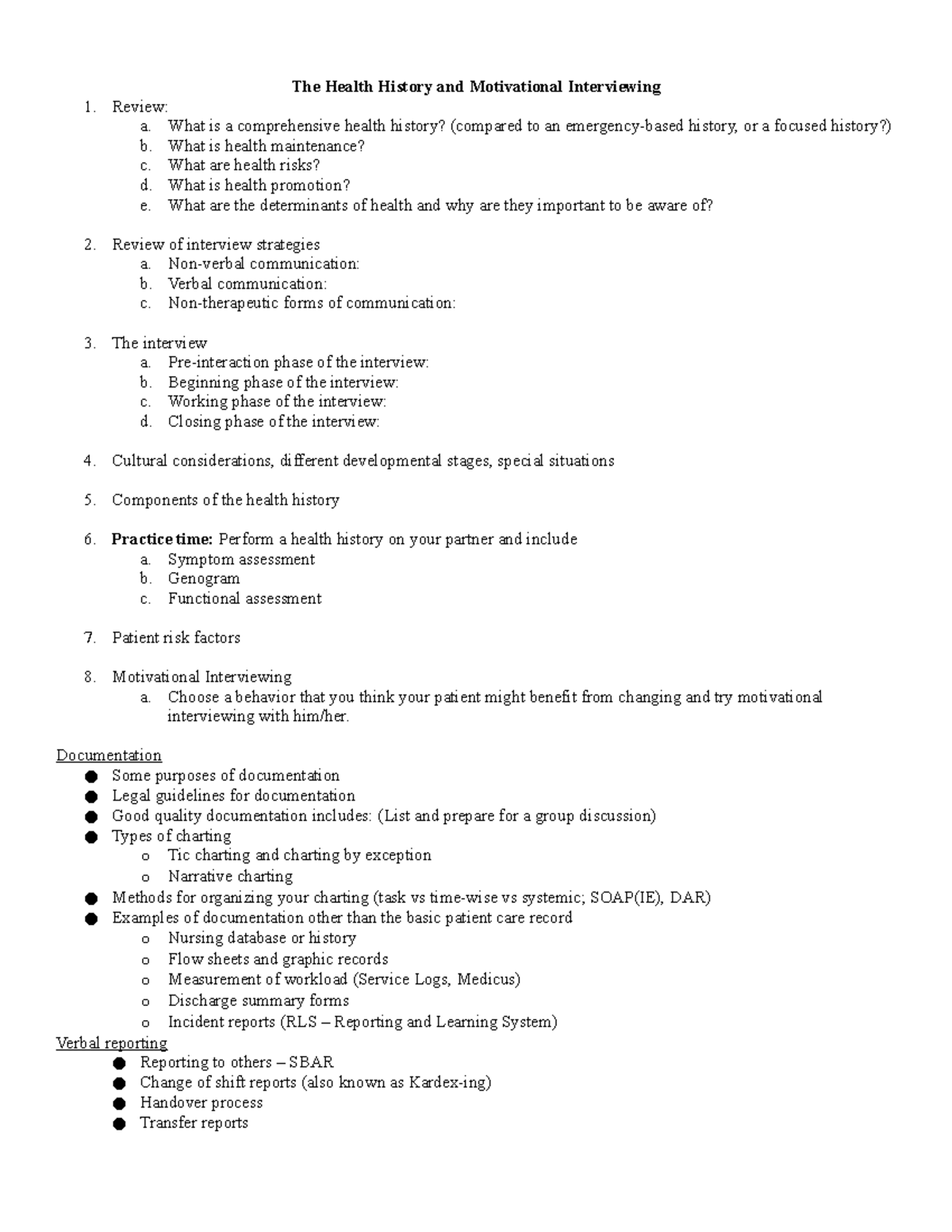 Health history worksheet multiple choice - Nurs 252 - MacEwan - Studocu