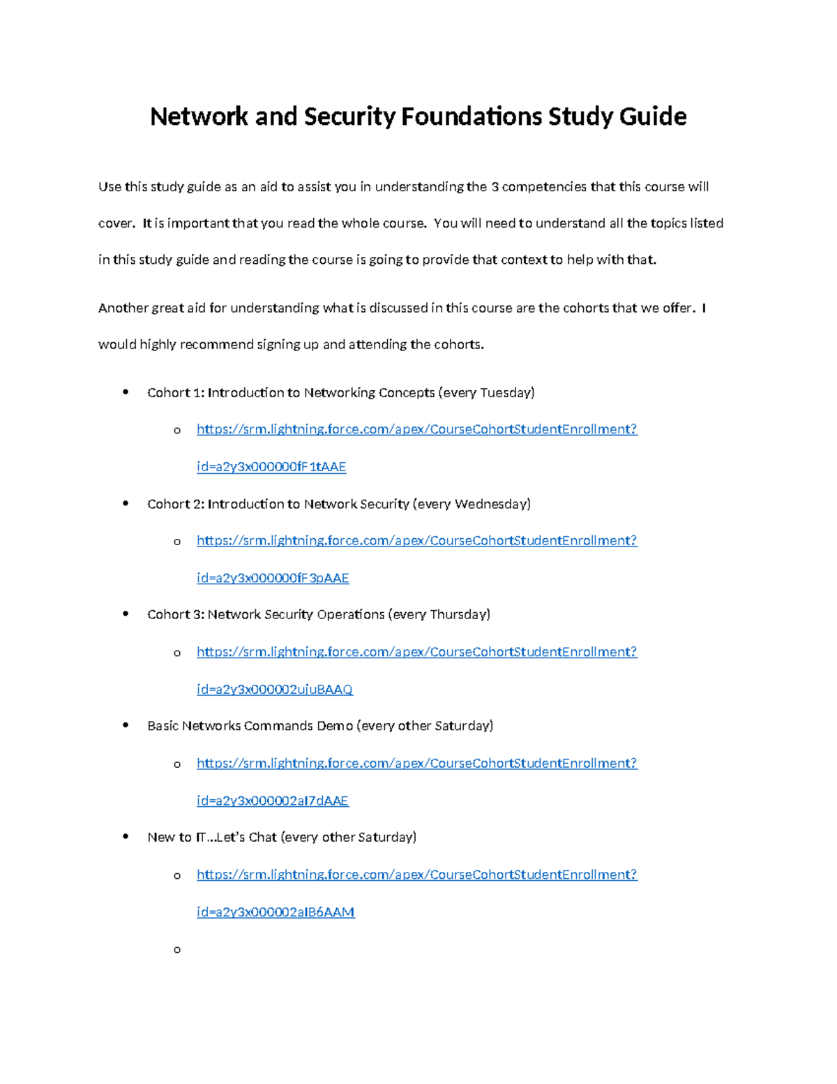 Study Guide - Summary Network and Security Foundations - Network and ...