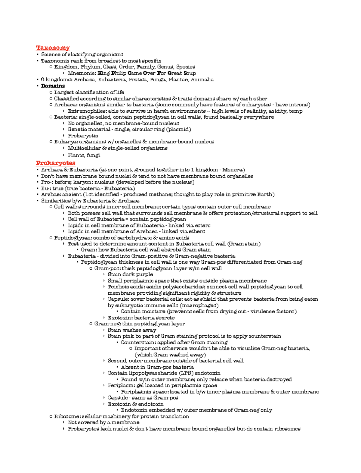 Chap9. Diversity of Life - Taxonomy Science of classifying organisms ...