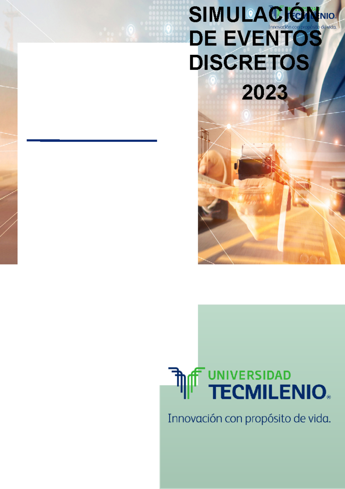 Simulacion de ev - SIMULACIÓN DE EVENTOS DISCRETOS 2023 SIMULACIÓN DE ...