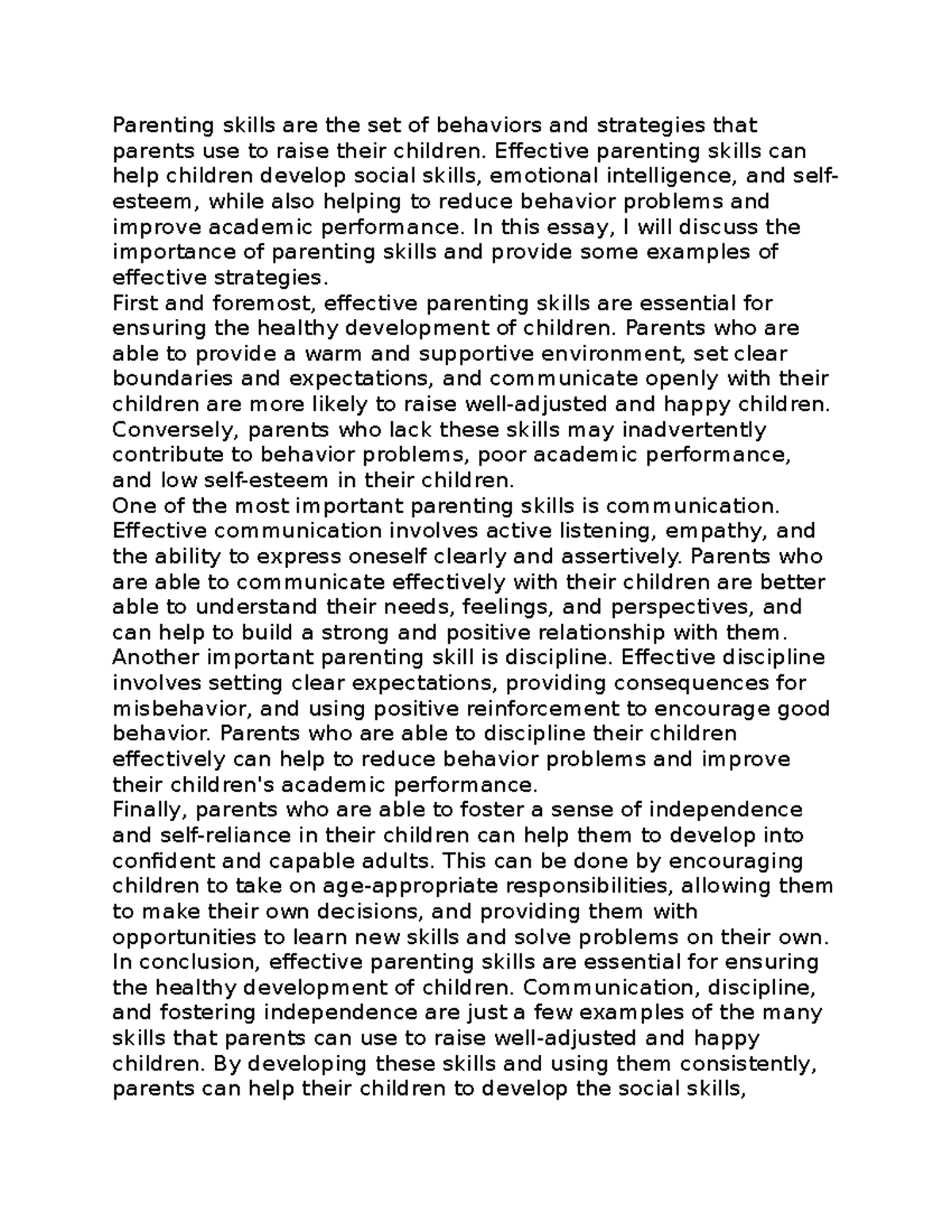 Document fan - This an essay that is help students out with ...