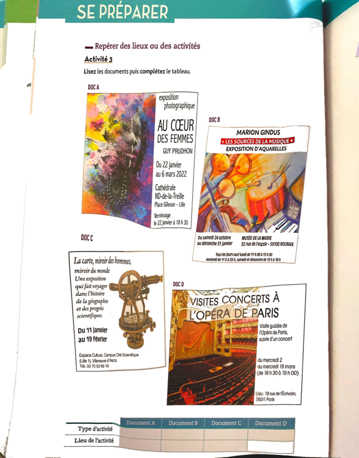 Compréhension écritre A2 - Francés 4º ESO - Studocu