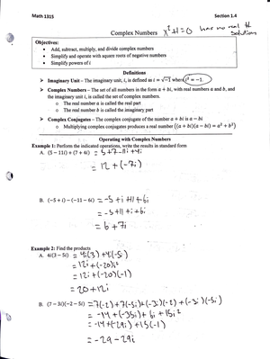 Algebra Notes 1.6 - Math 1315 Section 1. Other Types of Equations ...