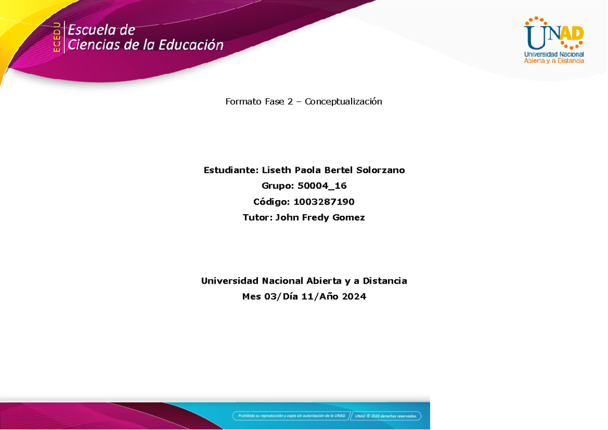 Anexo 2 - Formato Fase 2 Liseth Paola Bertel Solorzano - Formato Fase 2 ...