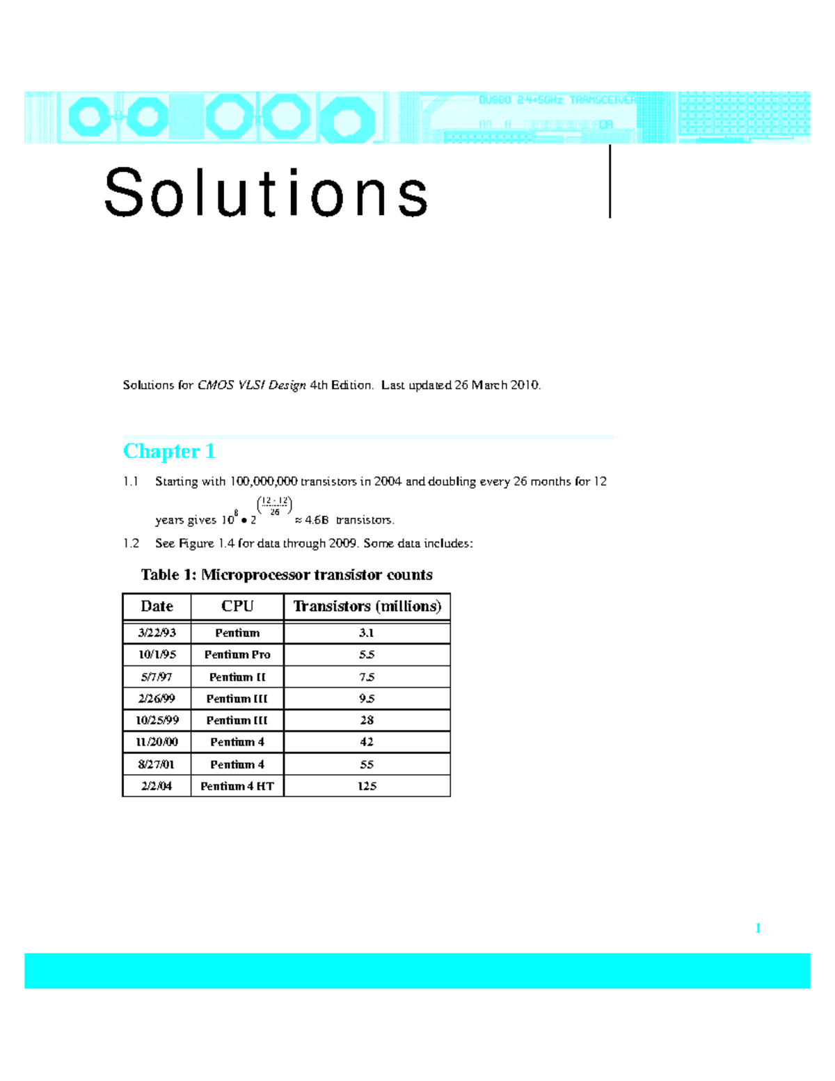 Neil-weste-solutions 4thed - Solut ions 1 Solutions for CMOS VLSI ...